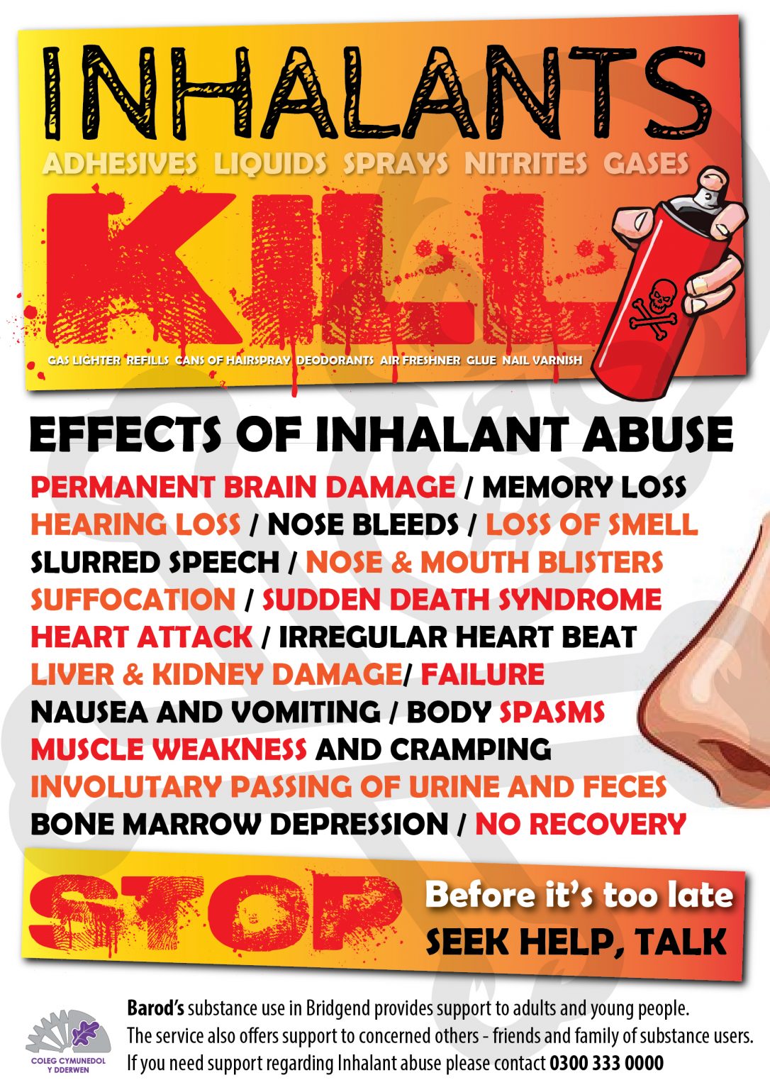 Inhalant Abuse – HELP AVAILABLE